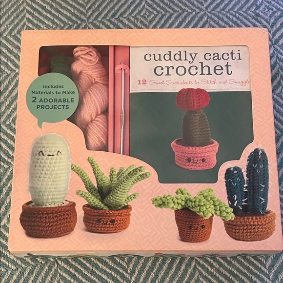 Art | Cuddly Cacti Crochet Kit | Poshmark
